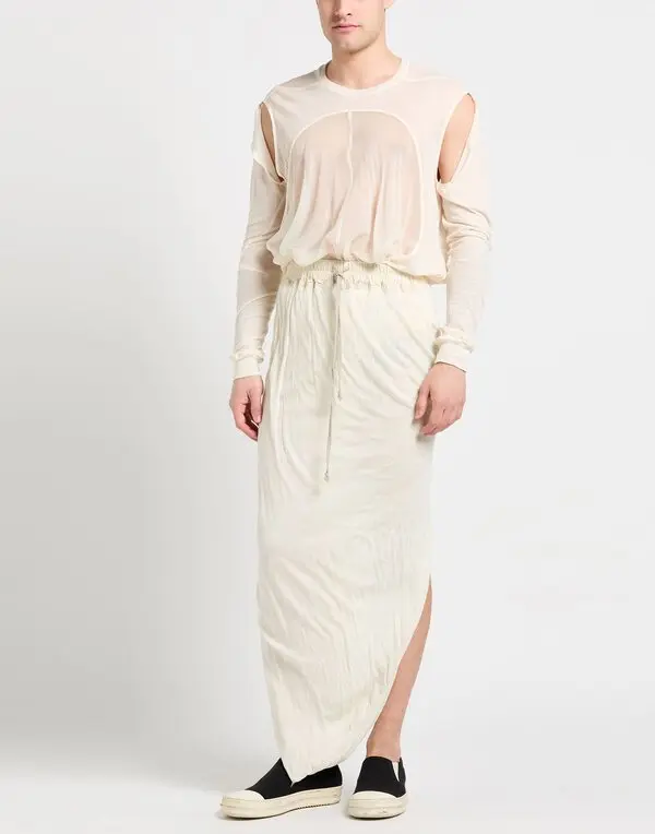 Rick Owens Maxi Cotton Skirt