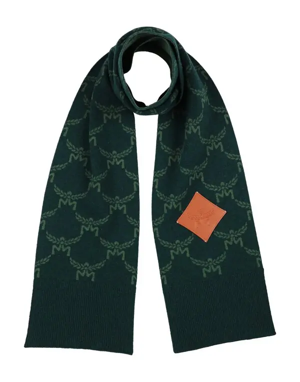 Mcm Scarf Wool, Cashmere, Polyamide, Elastane