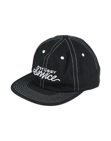 StÜssy Gabardine Baseball Cap - Black