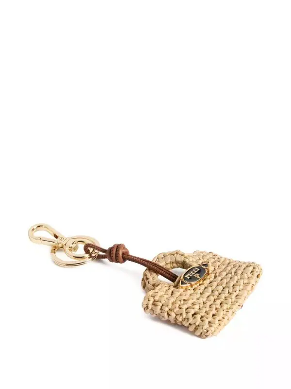 Emilio Pucci Mini Bag Charm - Neutrals