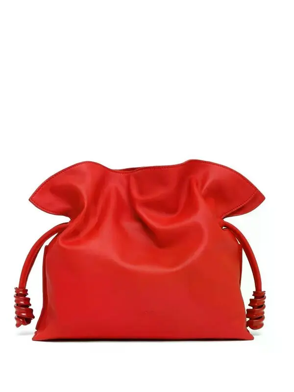 Loewe Medium Coil Flamenco Clutch - Red