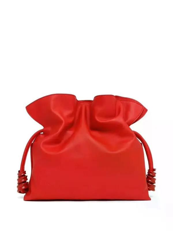 Loewe Medium Coil Flamenco Clutch - Red