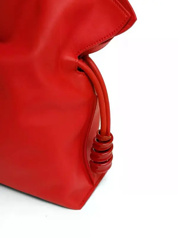 Loewe Medium Coil Flamenco Clutch - Red