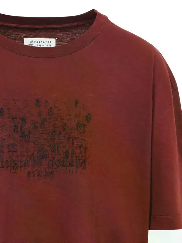 MAISON MARGIELA Graphic T-shirt - Red