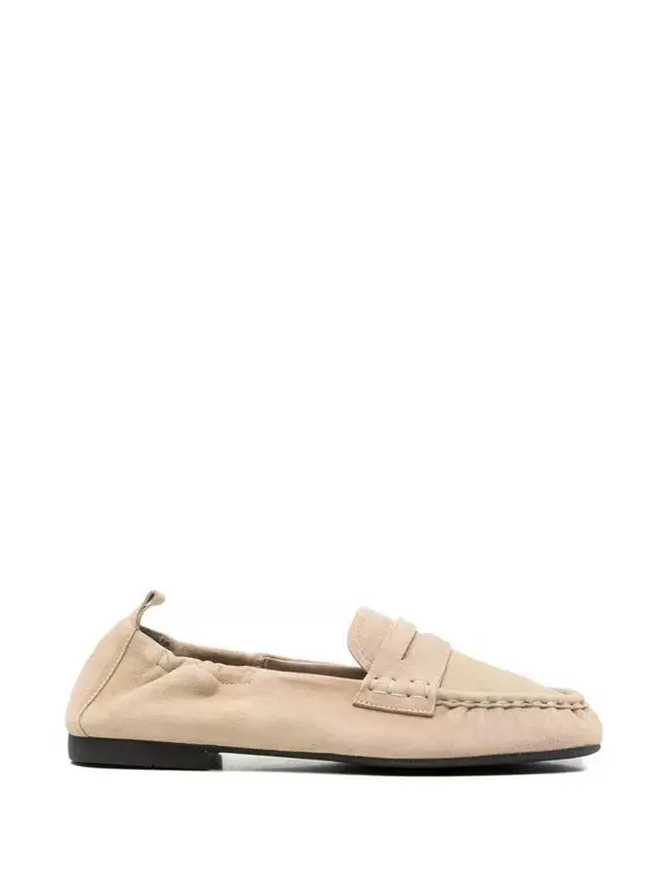SUMMERY COPENHAGEN Suede Moccasins - Neutrals