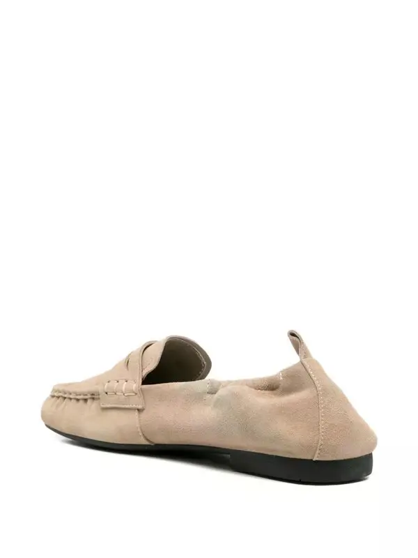 SUMMERY COPENHAGEN Suede Moccasins - Neutrals