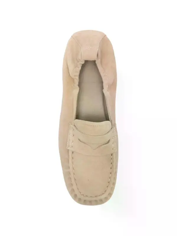 SUMMERY COPENHAGEN Suede Moccasins - Neutrals