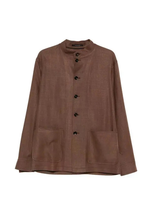 Tagliatore Button Patch Pocket Jacket