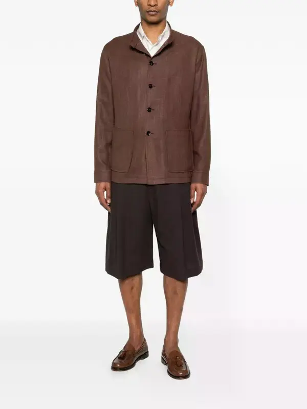 Tagliatore Button Patch Pocket Jacket