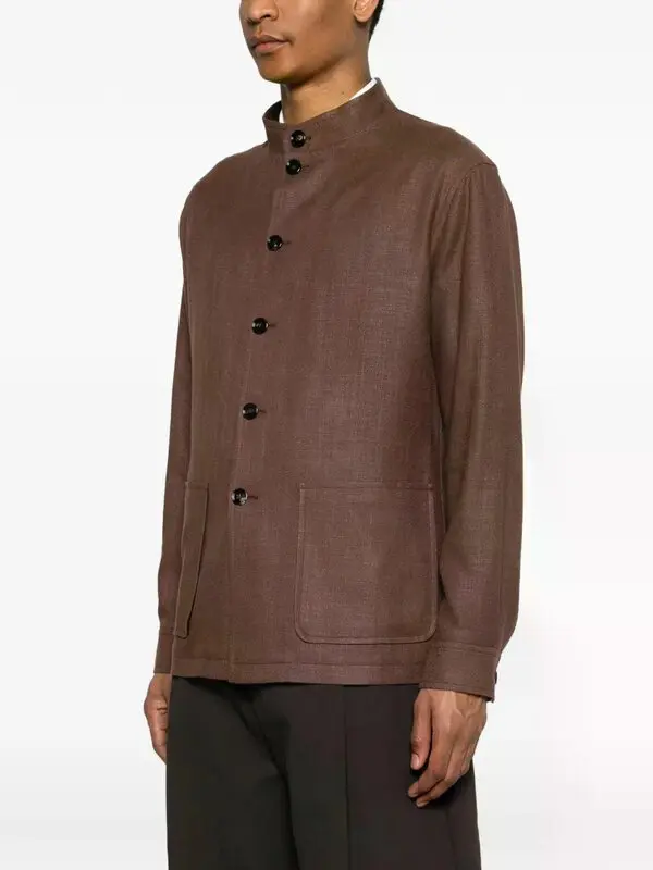 Tagliatore Button Patch Pocket Jacket