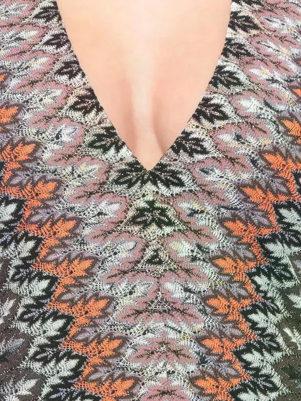 Missoni Patterned V-neck Dress