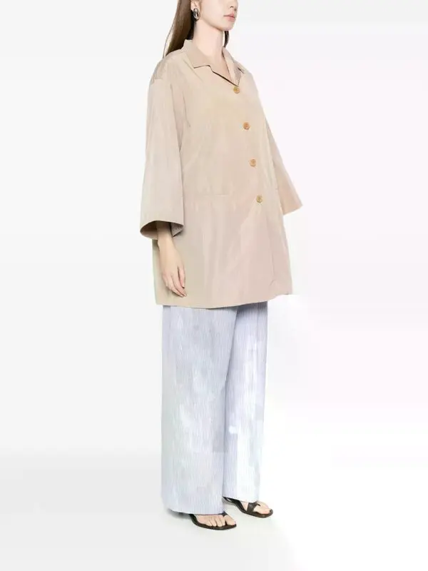 Aspesi Button-front Coat - Neutrals