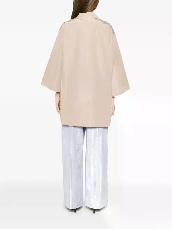 Aspesi Button-front Coat - Neutrals