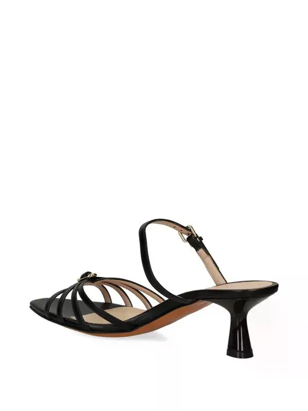 ALBANO 50mm Buckle-embellished Mules - Black