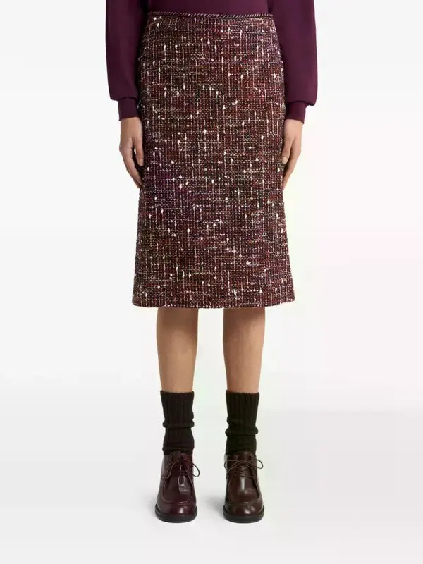Etro Tweed Knee-length Skirt