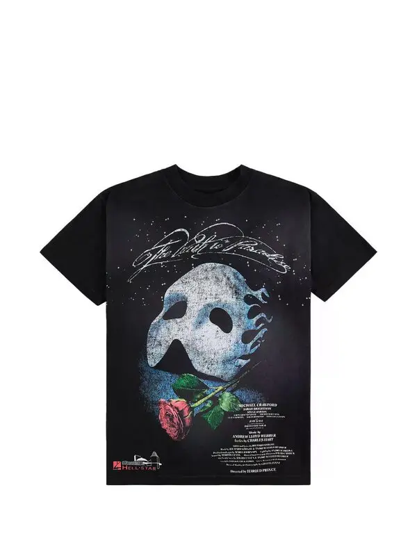 HELLSTAR Phantom Of The Opera Logo-print T-shirt