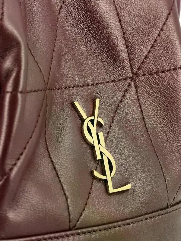 Saint Laurent Mini Jamie Quilted Leather Shoulder Bag - Red