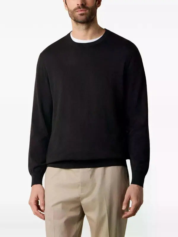 Brooks Brothers Ribbed Crew-neck Sweater