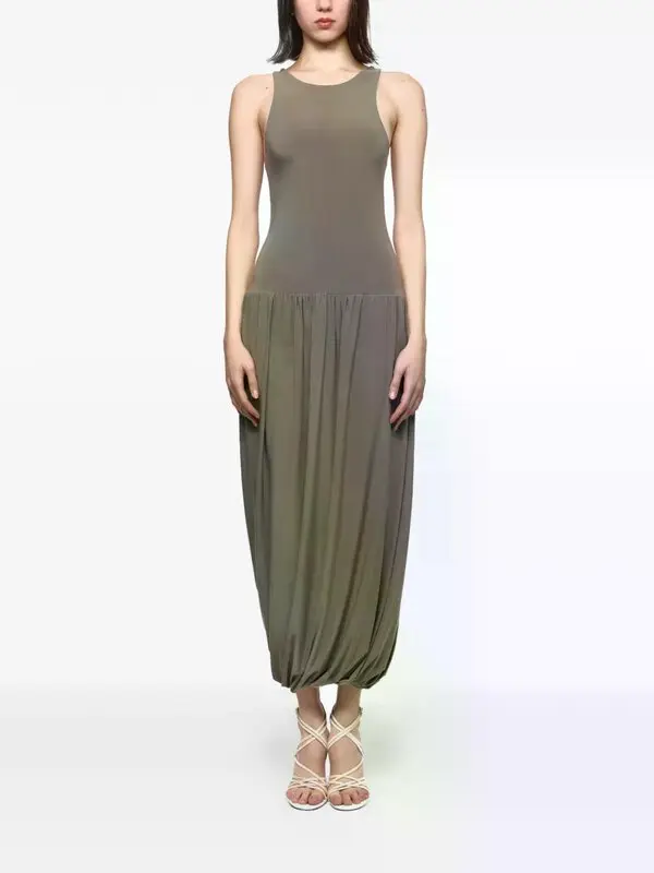 ATU BODY COUTURE Gathered Midi Dress - Grey