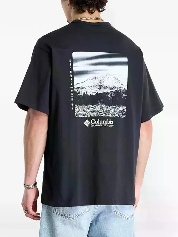 Columbia Logo-print T-shirt - Black