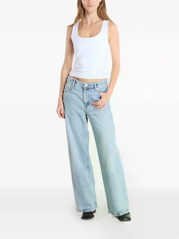 Calvin Klein Low Rise Wide-leg Jeans