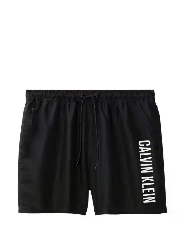 Calvin Klein Intense Power Drawstring Swim Shorts - Black
