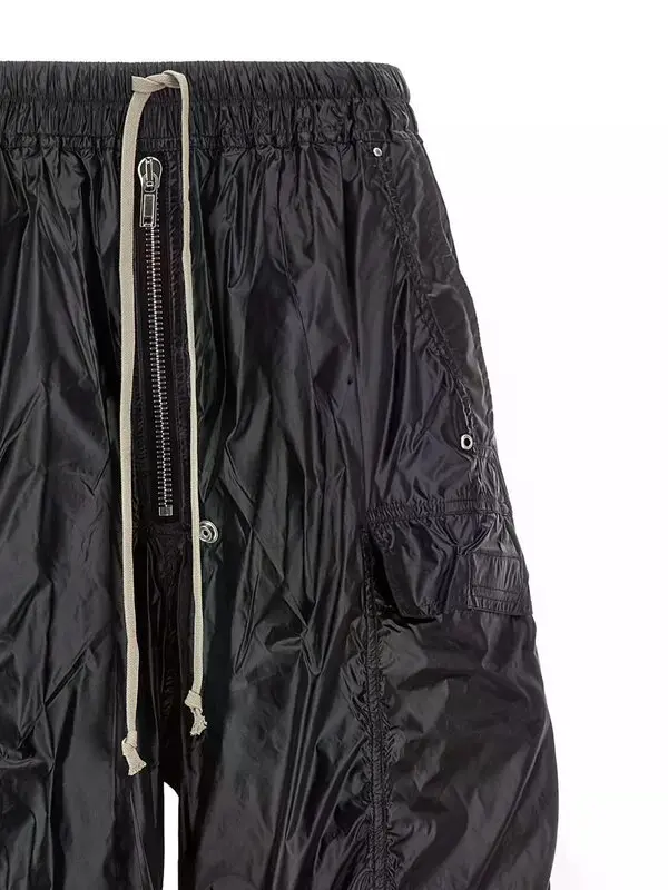 Rick Owens Drawstring Cargo Pants - Black