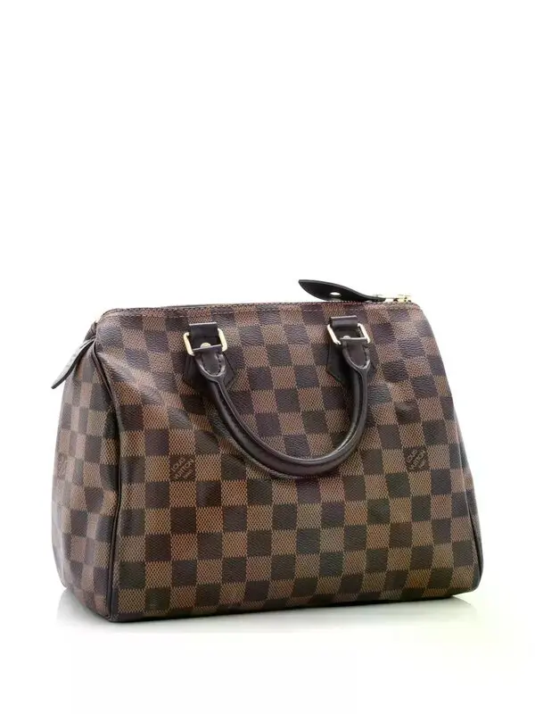 LOUIS VUITTON Vavin Chain Wallet Nm Damier With Leather Crossbody Bag - Brown