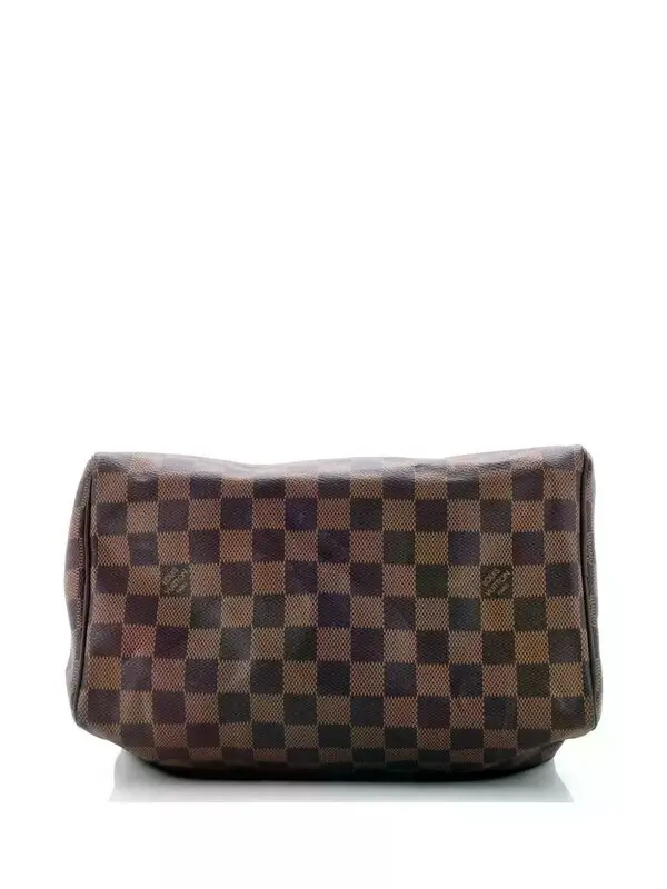 LOUIS VUITTON Vavin Chain Wallet Nm Damier With Leather Crossbody Bag - Brown