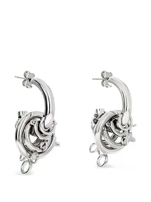 JUSTINE CLENQUET Jay Earrings - Silver
