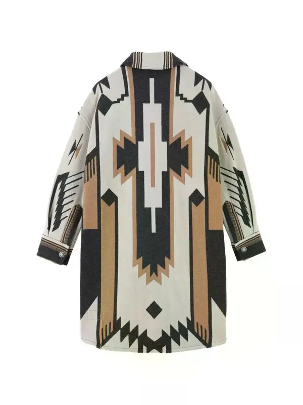 FORTELA Leslie Oversized Pattern Coat