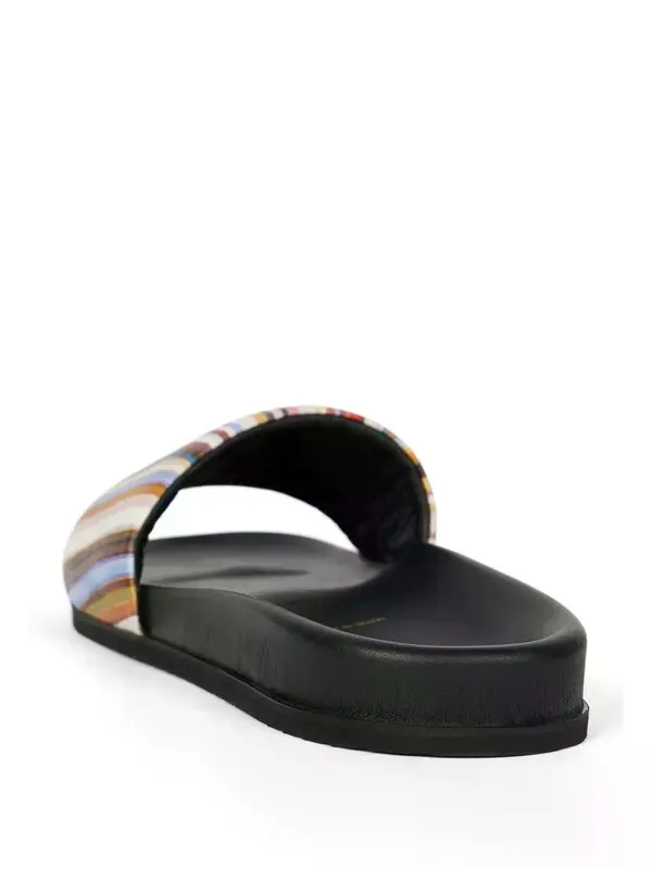 Paul Smith Bellagio Slides Striped Leather