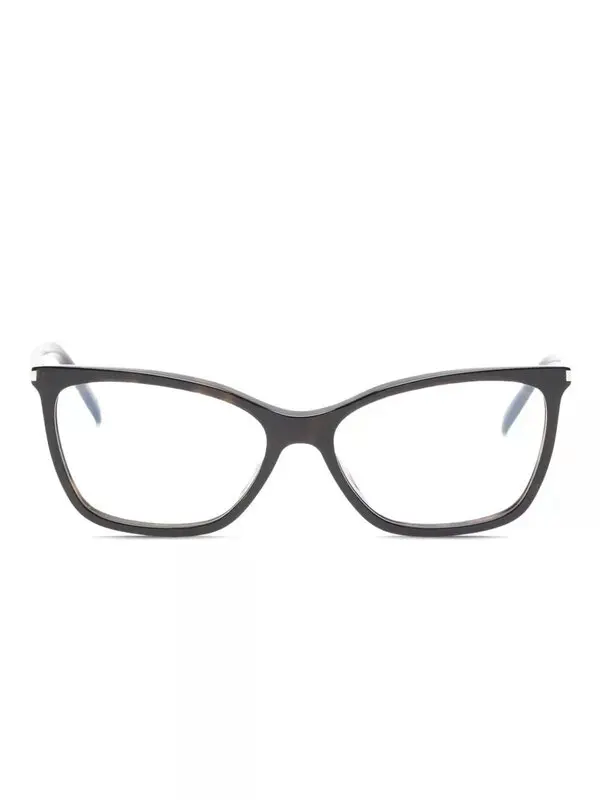 Saint Laurent Rectangle-frame Eyeglasses - Brown