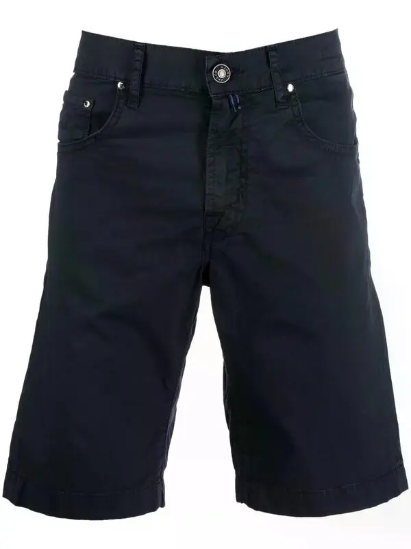 Jacob Cohen Chino Shorts With Logo Patch - Blue