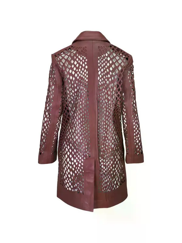 TWP Edinburgh Openwork Leather Jacket