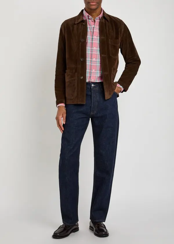DRAKE'S Plaid Cotton Shirt
