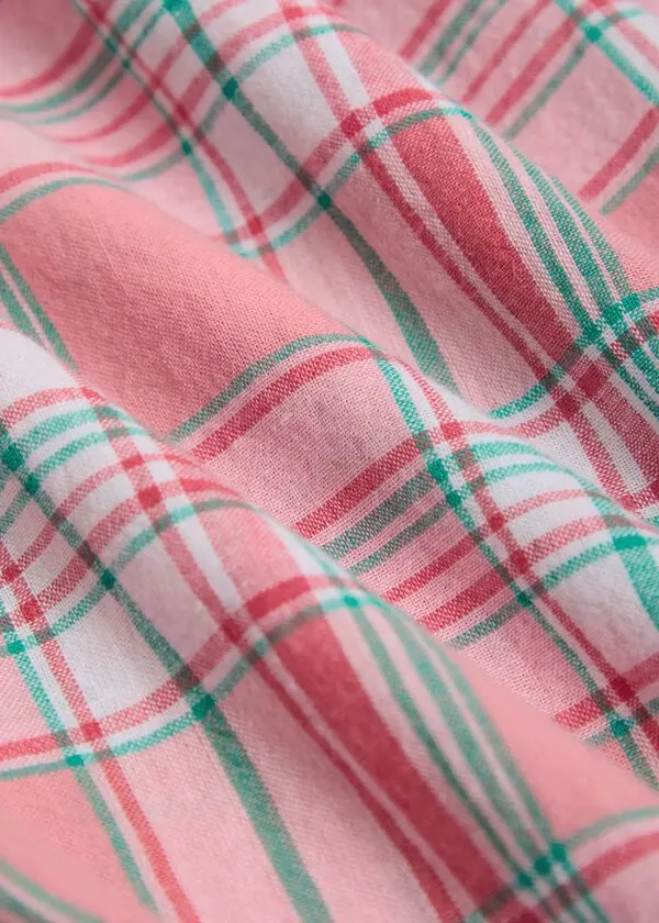 DRAKE'S Plaid Cotton Shirt