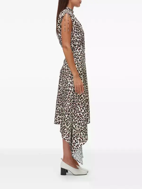 3.1 Phillip Lim Leopard-print Silk Dress