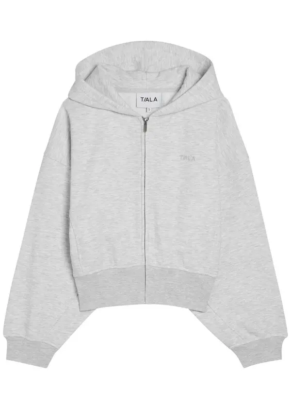 TALA Cocoon Hooded Jersey Sweatshirt