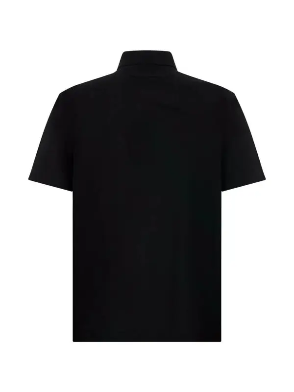 Zegna Patch Polo Shirt - Black
