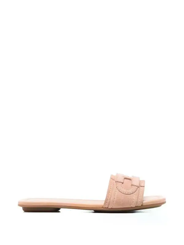 Hogan Logo-detail Sandals - Neutrals