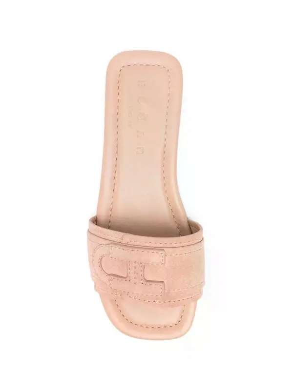 Hogan Logo-detail Sandals - Neutrals