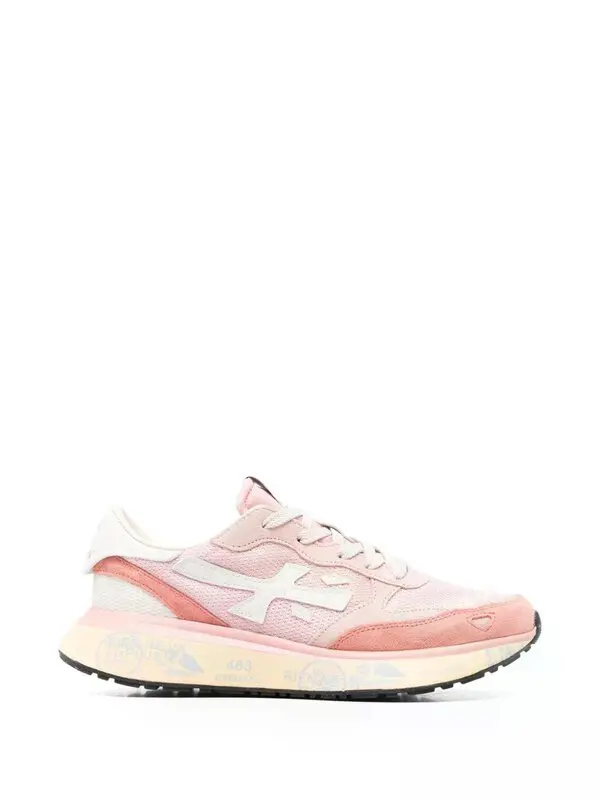 Premiata Appliqué Sneakers - Pink