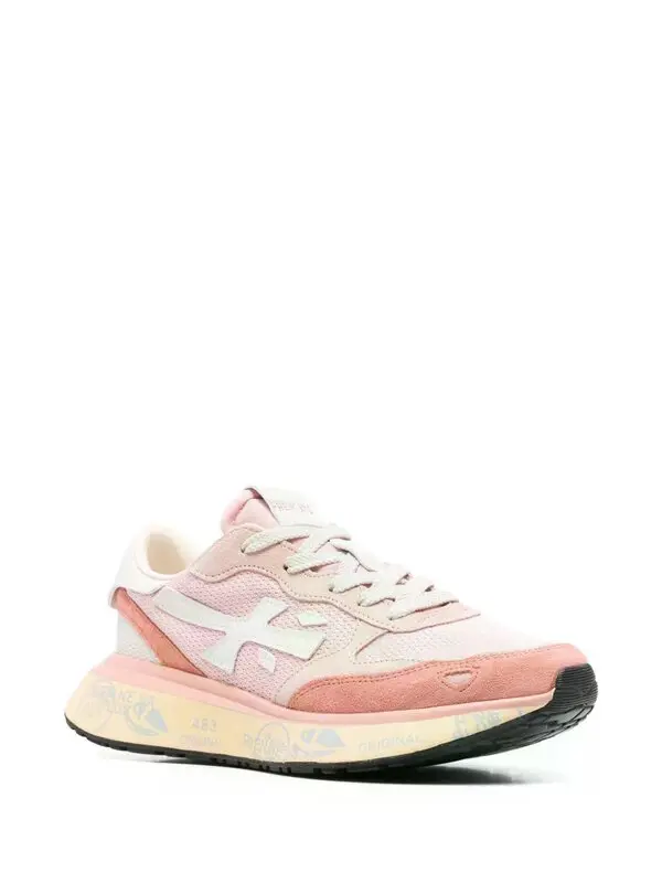 Premiata Appliqué Sneakers - Pink