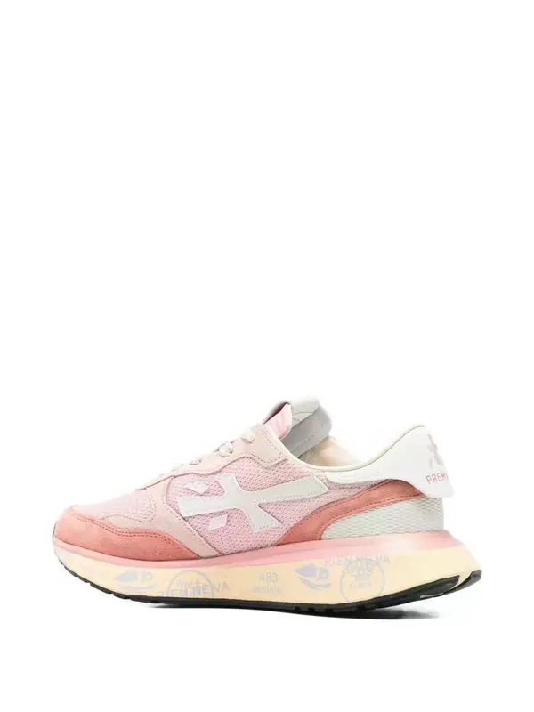 Premiata Appliqué Sneakers - Pink
