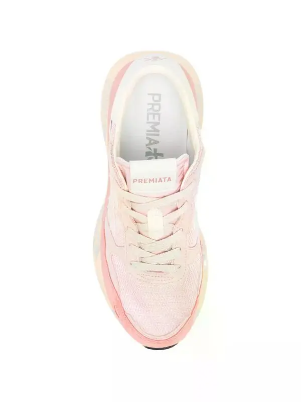 Premiata Appliqué Sneakers - Pink