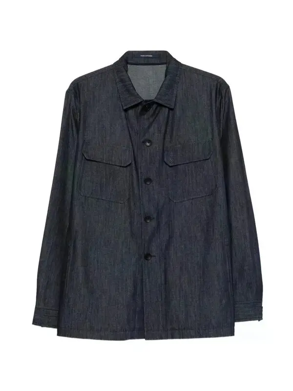 Tagliatore Button Flap Shirt Jacket