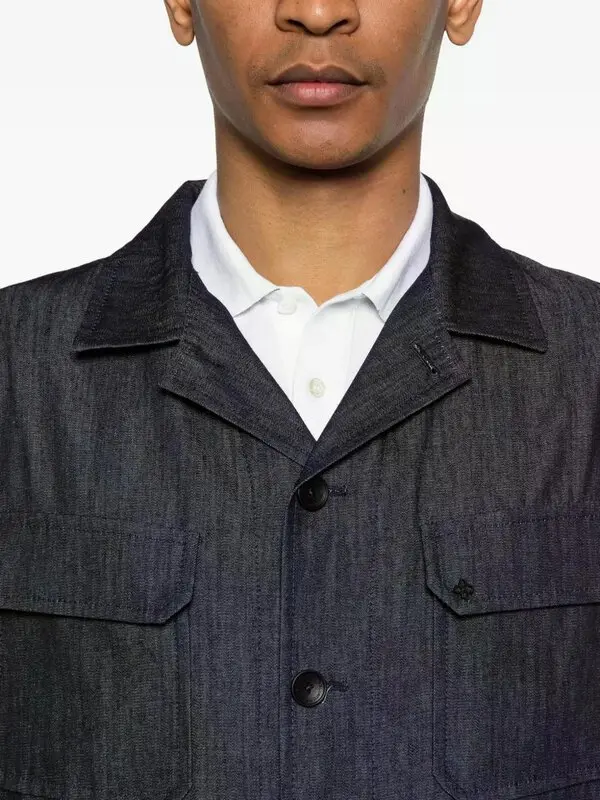 Tagliatore Button Flap Shirt Jacket