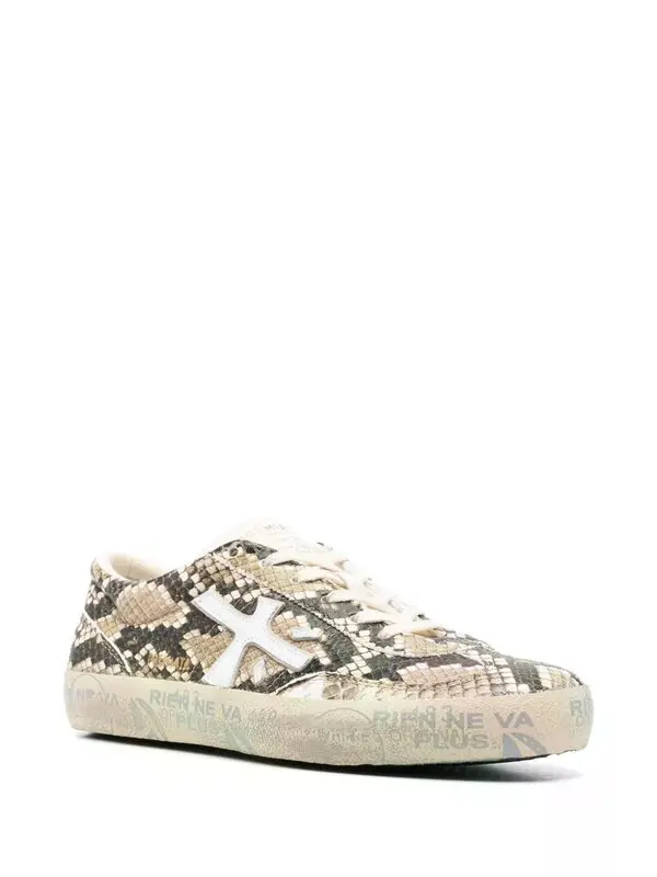 Premiata Crocodile-effect Sneakers