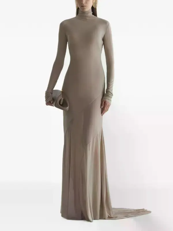 MUGLER Jersey Gown - Neutrals